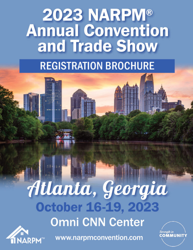 NARPM® Annual Convention & Trade Show - Atlanta, GA - Oct 16-19, 2023